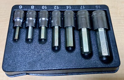 Snap-On 307ESAMY 7-pc 1/2" Drive Hex Socket Driver Set | eBay