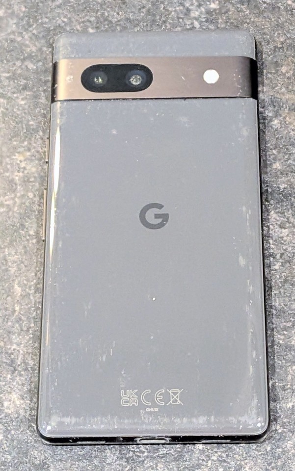 Google Pixel 7a phone. Charcoal grey black. Fully working. Amazing ...