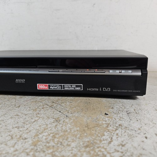 Sony RDR-HXD870 160GB DVD HDD PVR Recorder Freeview HDMI Tested And ...