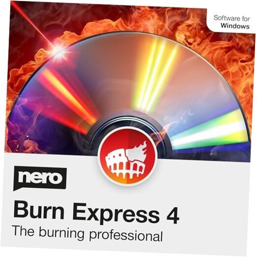 Nero Burn Express 4 | CD/DVD Burning Copying Software| Backup | Rip | 1 PC | | eBay