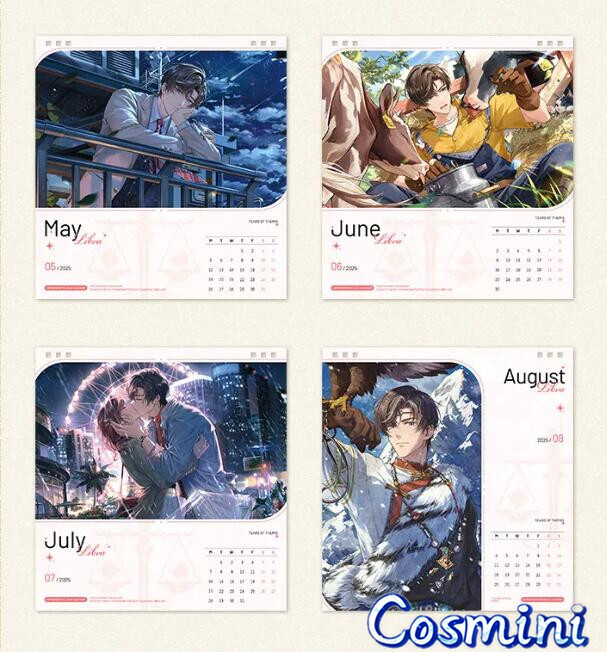 Official Tears of Themis Zuo Ran 2025 Desk Calendar Desk Decor ...