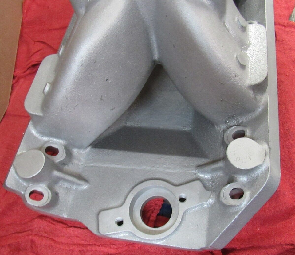 USED MERLIN X BIG BLOCK TALL DECK CHEVY INTAKE WITH NEW FEL-PRO 1275 ...