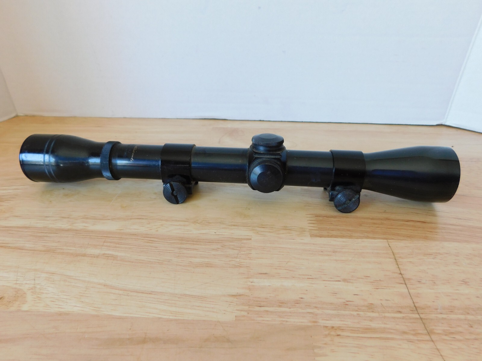 TED WILLIAMS SEARS 4X Scope, by Weaver 1" Rings Mounts, Fine Crosshairs ...