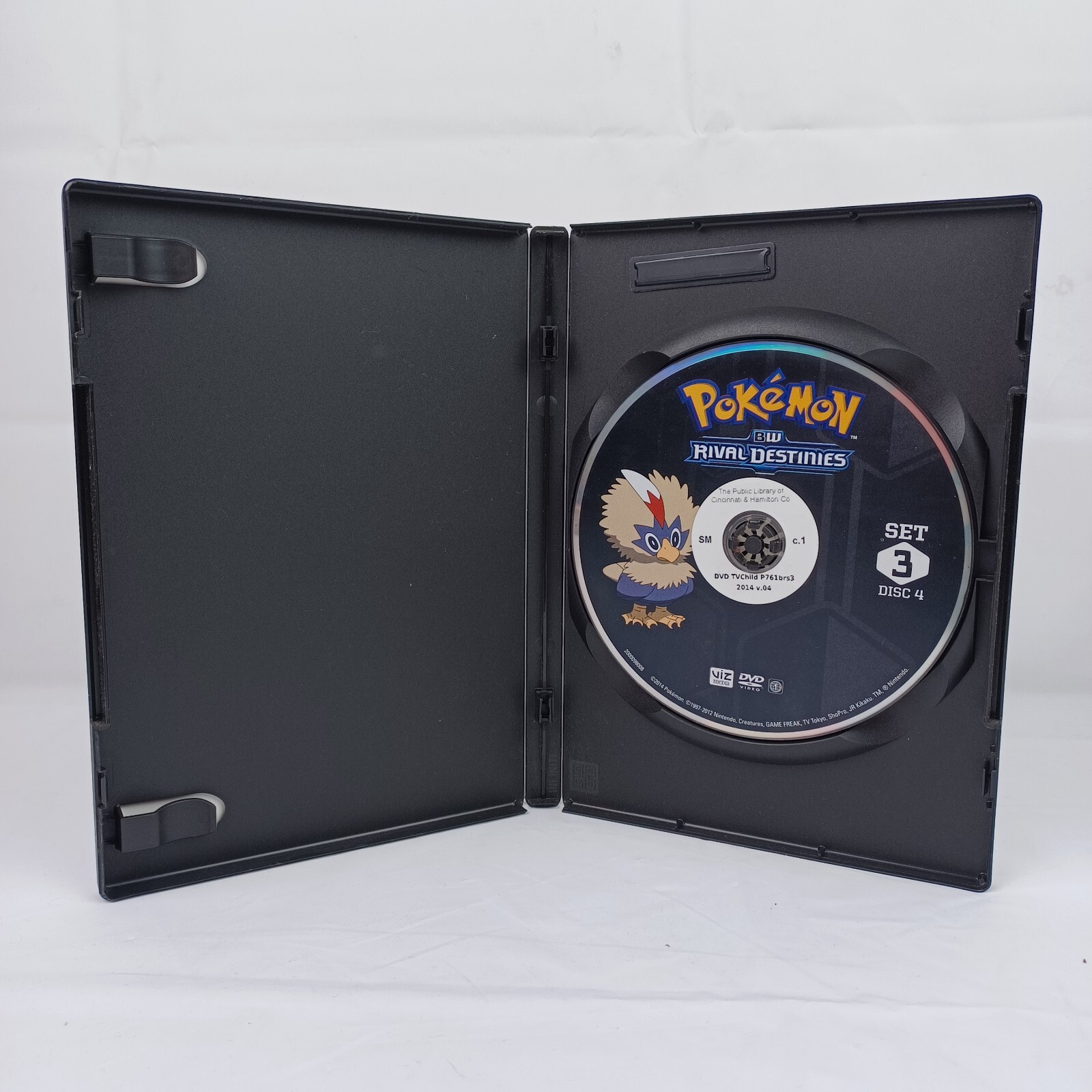 Pokemon Black & White Rival Destinies DVD Set 3 Disc 4 Episodes 43-49 ...