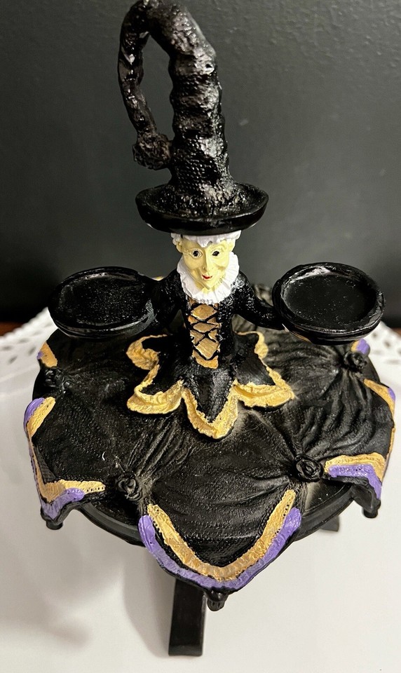 Standalone Witch Display Stand/ Tray Halloween Resin Decor Ornament | eBay
