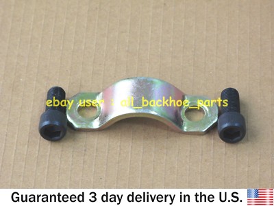 JCB BACKHOE - PROPSHAFT STRAP & SCREWS 1 SET (PART NO. 116/00525 & 826/ ...