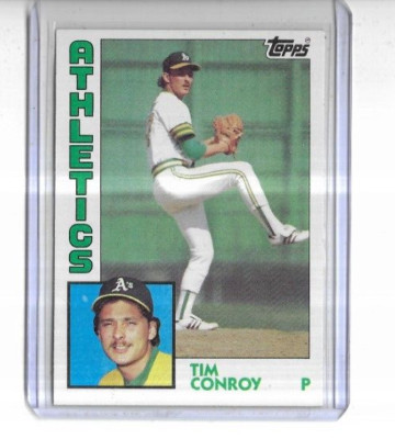 1984 Topps #189 Tim Conroy Oakland Athletics | eBay