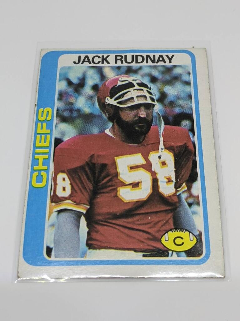 JACK RUDNAY KANSAS CITY CHIEFS 1978 TOPPS NFL FOOTBALL CARD | eBay