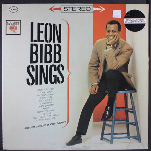 LEON BIBB: sings COLUMBIA 12" LP 33 RPM | eBay