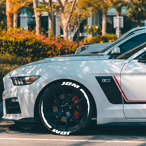 Tire Lettering Sticker JDM 1.06'' 14''-22'' Separated Letters For 4 ...