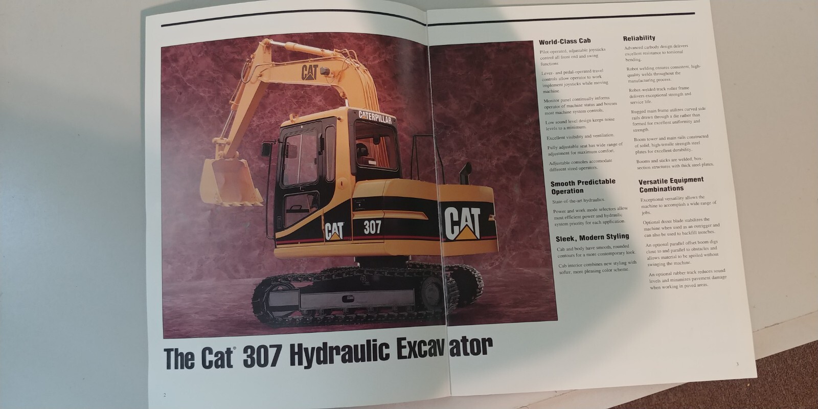 Caterpillar 307 Excavator specs booklet. Like New condition | eBay