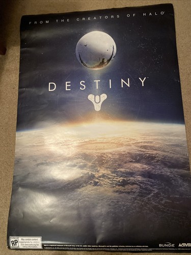 Destiny Fallen Promo Poster 2013 Halo Game Activision Bungie Double ...