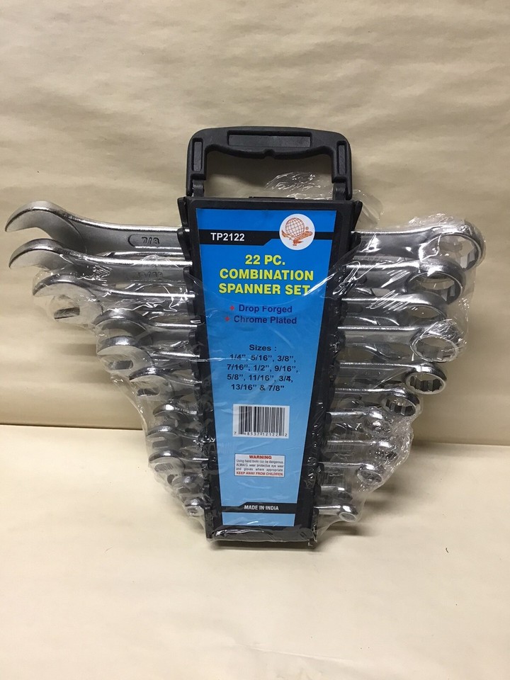 22 Pc. Wrench Set Drop Forged Combination Spanner Wrench Set Metric And ...