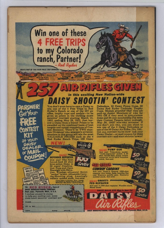 * DETECTIVE Comics #184 (1952) Batman 1st FIREFLY! Apparent Very Good ...