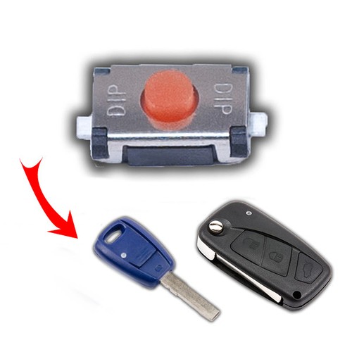 1 Button Key Remote Control Compatible With Fiat Punto Bravo Ducato ...