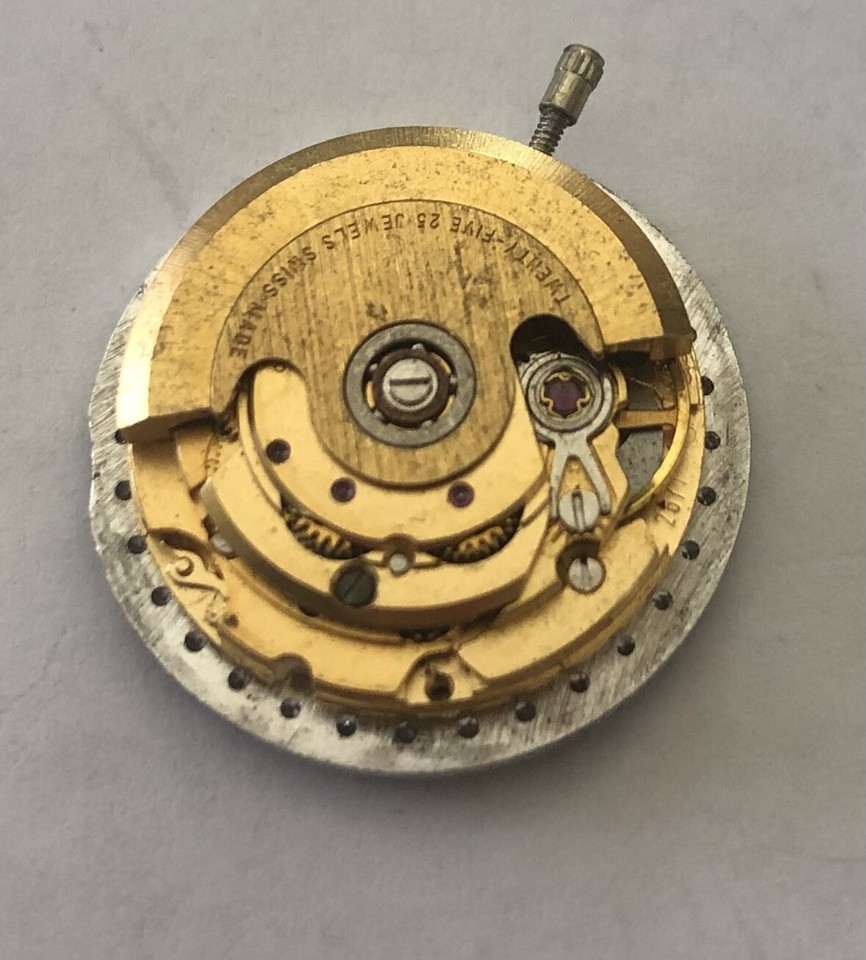 25 Jewel ETA 2671 Diamond Watch Movement Running | eBay