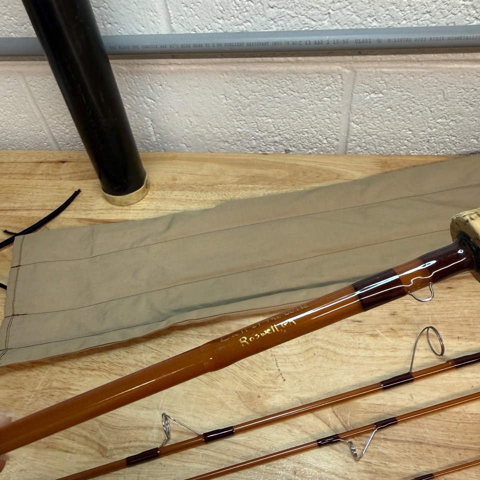 Vintage Ron Hickman Fiberglass Fly Rod "Call of the Wild” 7’ 5wt - 4pc ...