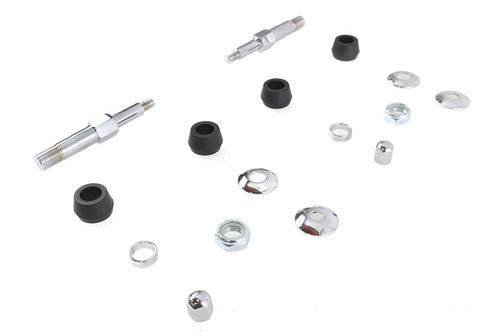 Chrome Upper Rear Shock Stud Kit fits Harley Davidson | eBay