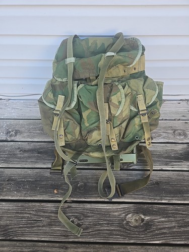 US Army Field Pack Combat Nylon LC1 Medium Alice Vintage Backpack ...