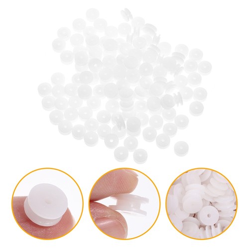 50pcs Plastic Pulley Wheel DIY Mini Gear Motor Wheels DIY Model Toy ...