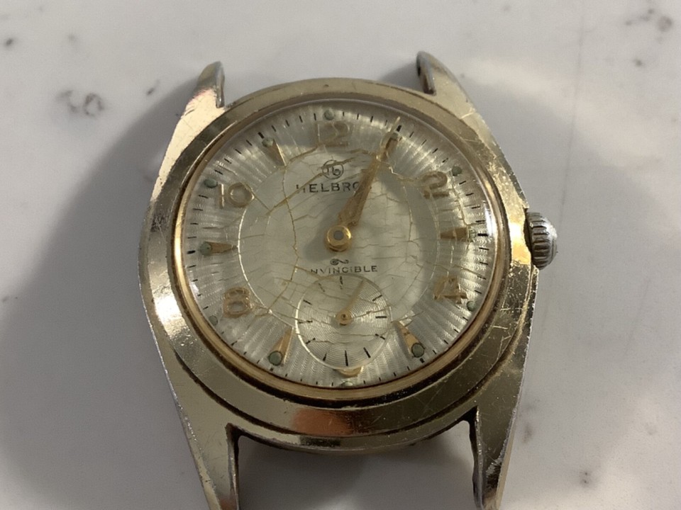 RARE VINTAGE AUTHENTIC HELBROS INVINCIBLE MENS AUTOMATIC WATCH NR | eBay