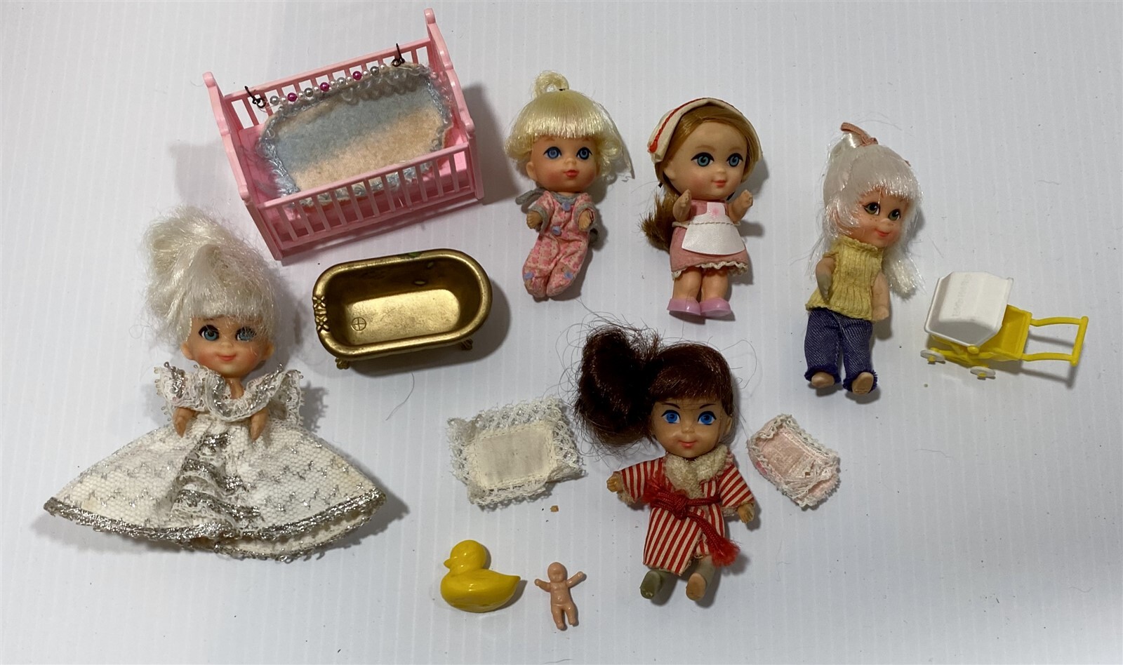 % 1960'S MATTEL LIDDLE KIDDLE DOLL AND ACCESSORIES COLLECTION O-1 | eBay