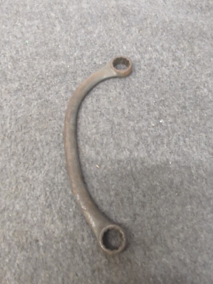 Vintage Bonney 2881 5/8" 9/16" Distributor Tool Box End Wrench Curved ...