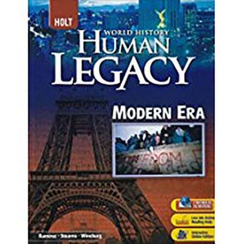 World History: Human Legacy: Student Edition 2008 by Holt Rinehart and ...