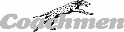 COACHMEN RV LOGO DOG In Middle Lettering decal Graphic 50"X13" Any ...