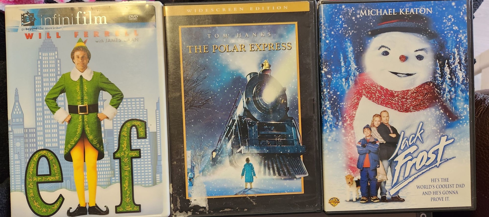 Elf, The Polar Express and Jack Frost (3 movies and 4 DVDs) | eBay