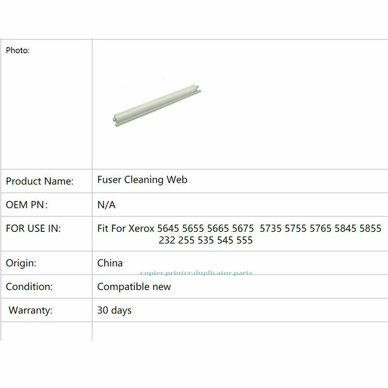 3Pcs Fuser Cleaning Web Fit For Xerox 5645 5655 5665 5675 5755 5765 ...