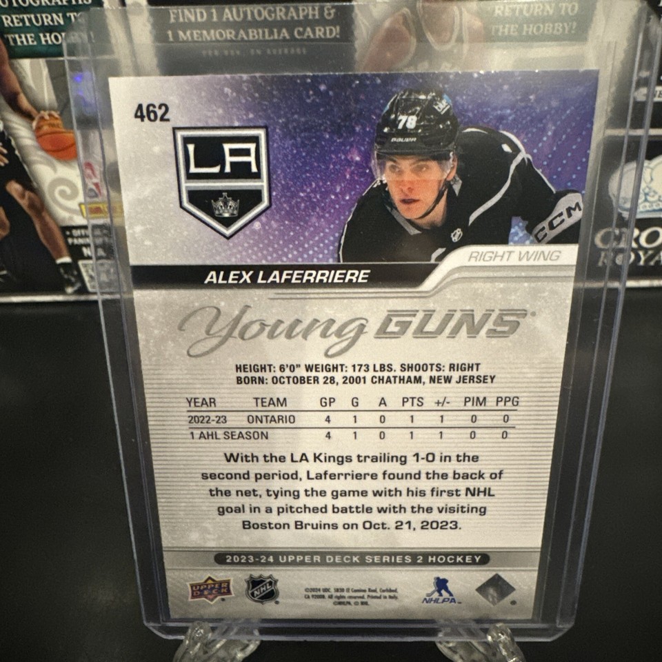 2023-24 Upper Deck Series 2 Hockey Young Guns Alex Laferriere #462 | eBay