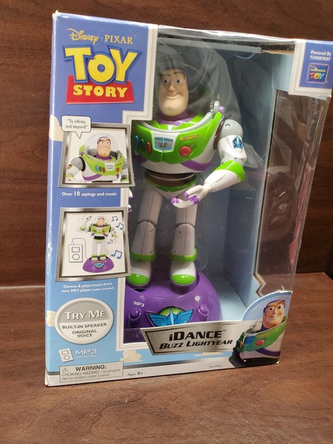 Thinkway Disney Toy Story IDANCE Buzz Lightyear Dances & Plays Music ...