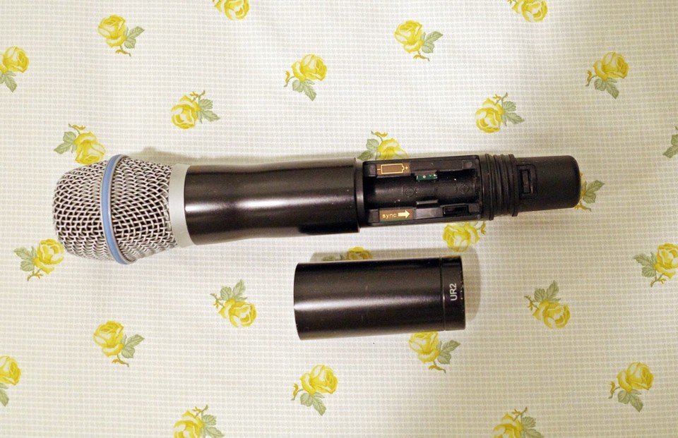 shure ur2 l3 band microphone with capsule | eBay