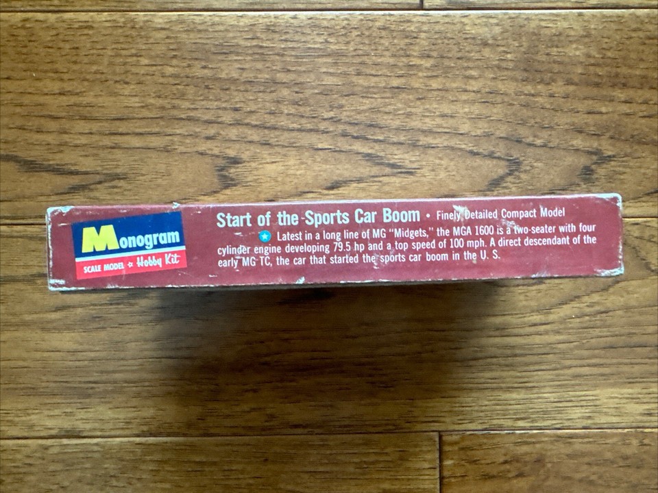 Monogram MG MGA 1600 Sports Car 1/32 Forty Niner 1960 P405 BOX ONLY! | eBay