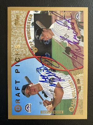 Matt Holliday 1999 TOPPS Signed Autograph Jeff Winchester Rookie #442 ...