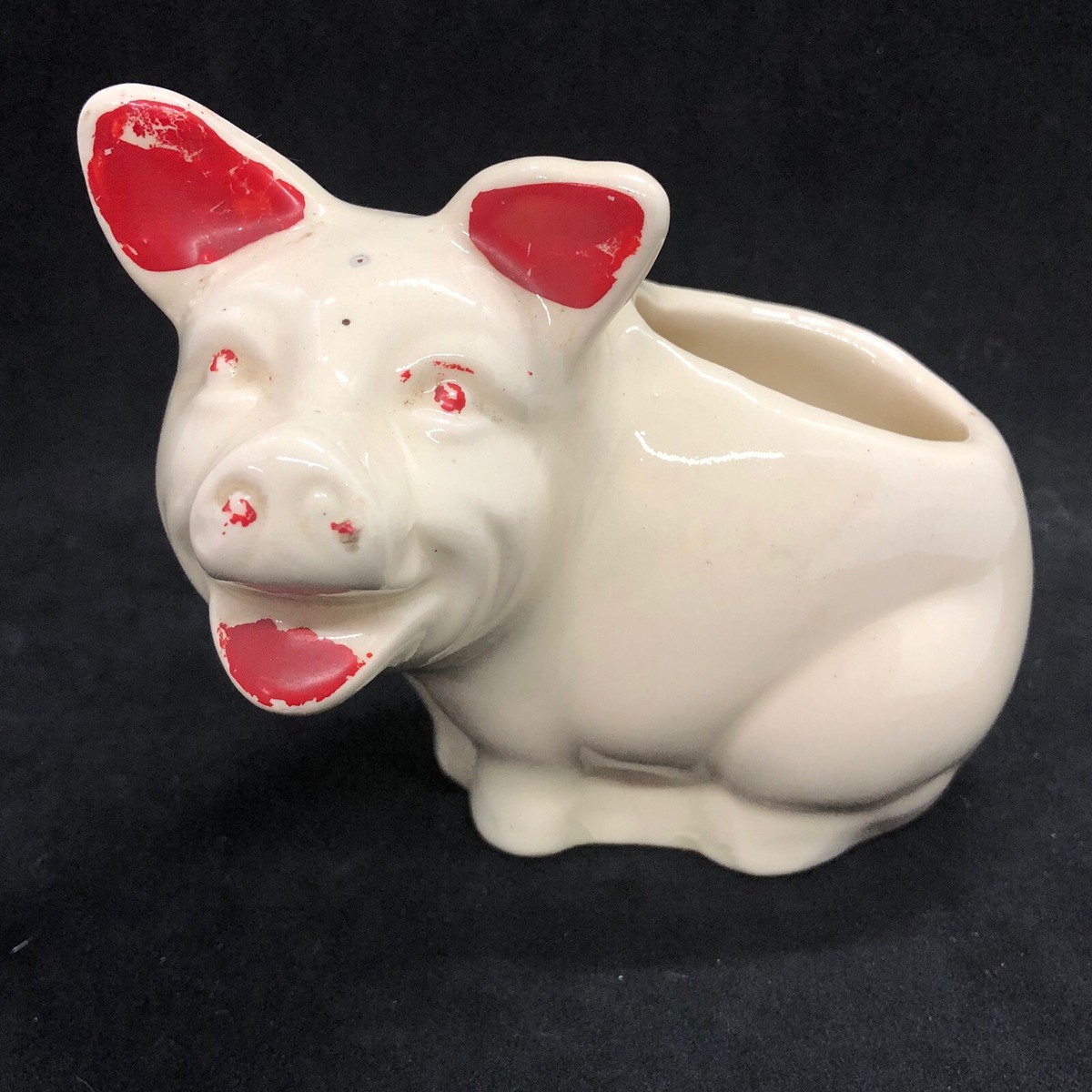 Vintage Ceramic Pig Planter