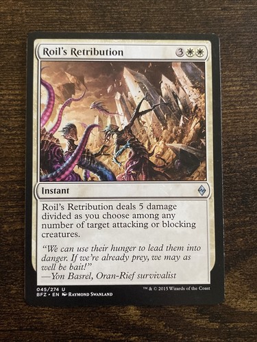 Roil's Retribution (45) Battle for Zendikar MTG Magic The Gathering ...