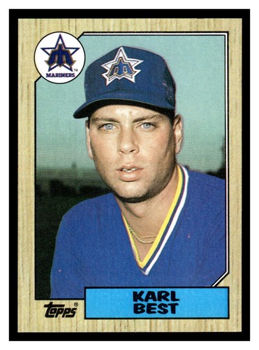 1987 Topps #439 Karl Best - Seattle Mariners | eBay