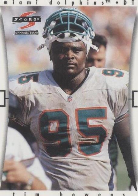 1997 Score - Tim Bowens #167 for sale online | eBay
