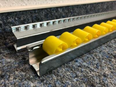 3 x 770 mm Röllchenbahn SSi-Schäfer Röllchenleiste Rollenbahn ...