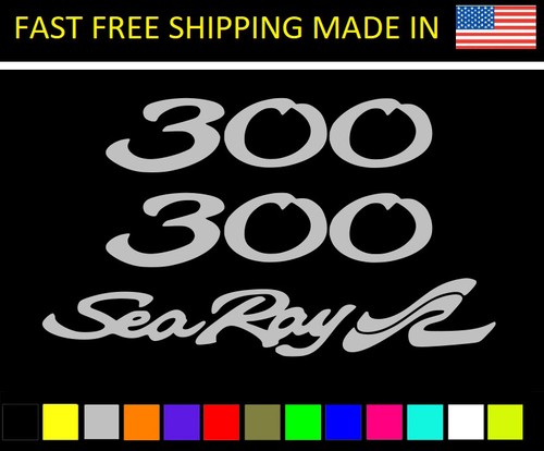 Sea Ray 300 Decal Sticker emblem | eBay