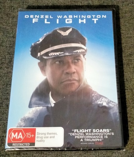 Flight (DVD, 2013), NEW SEALED FREE POSTAGE REGION 4 Denzel Washington ...