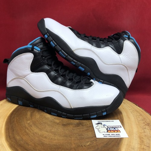 Nike Air Jordan 10 Retro Powder Blue Size 13 White Black 310805–106 OG ...