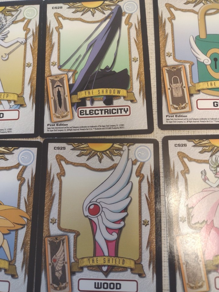 Cardcaptors Trading Cards First Edition Clow cards trading cards. Clamp ...