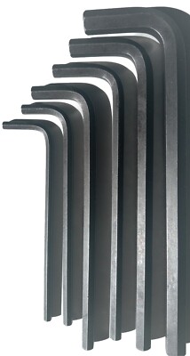 Allen Wrenches Hex Head Key Set 6 Piece Common Sizes Standard& Metric ...