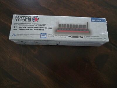 Matco Tools Sae 1/4 Drive Opti-Grip Socket Extractor Set With FORS ...