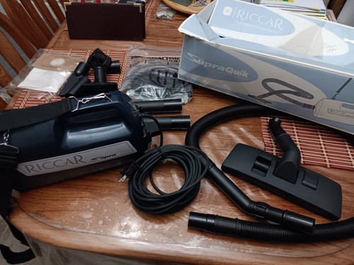 Riccar SupraQuik Portable Vacuum RSQ1 With Accessories, Strap and ...