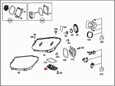 Genuine MERCEDES A205 C205 S205 W205 Control unit complete 2059004230 ...