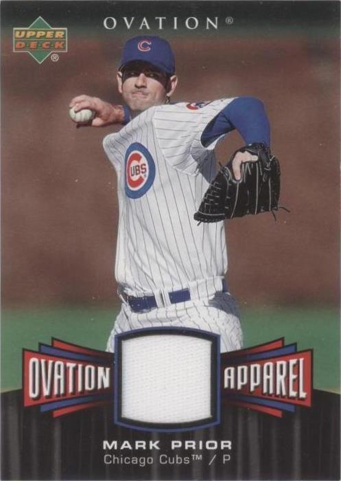 2006 Upper Deck Ovation - Ovation Apparel Mark Prior #OA-MP (MEM) for sale online | eBay